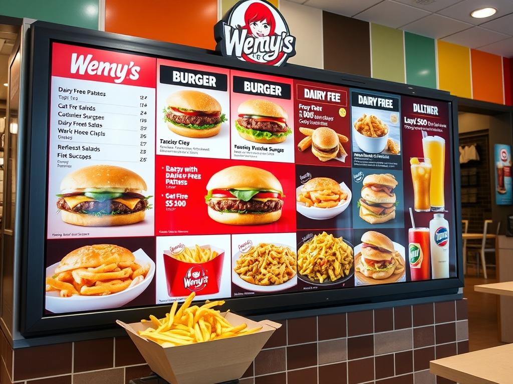 Wendy's Dairy Free Menu Prices