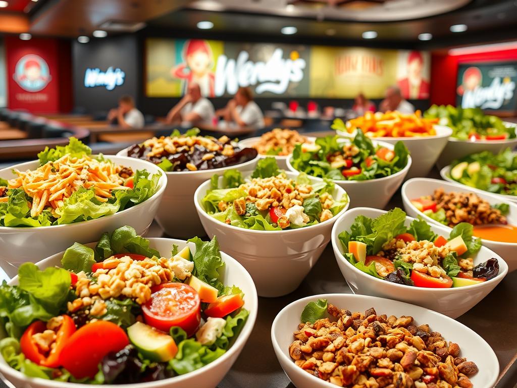Wendy's Salads Menu with Prices